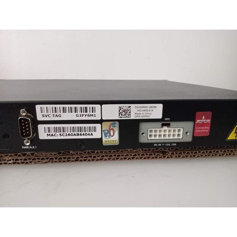 DELL PowerConnect 6248 48 Port Switch - Store WebRedes