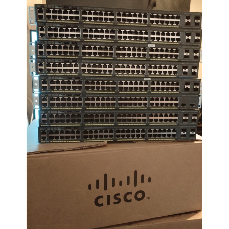 Cisco WS-C2960X-48FPS-L Catalyst 2960-X 48 GigE PoE 740W 4x1 ...